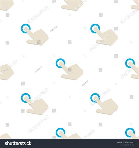 Working Cursor Pattern Seamless Background Royalty Free Stock Vector 2091209881