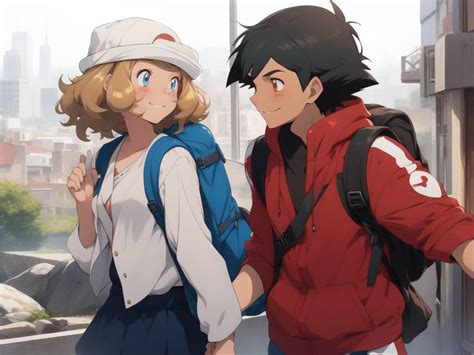 Ash And Serena Amourshipping By Legendamourshipper On Deviantart
