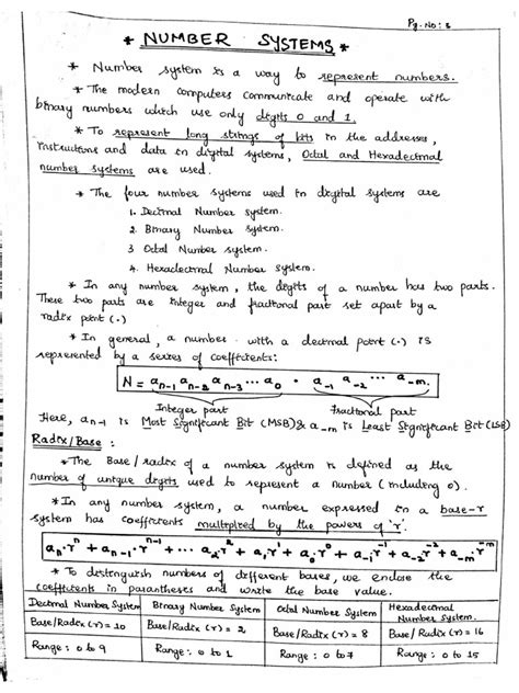 number systems pdf