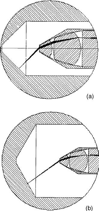A Measurement Probe Cross Section With A 90 Deg Included Angle Cone