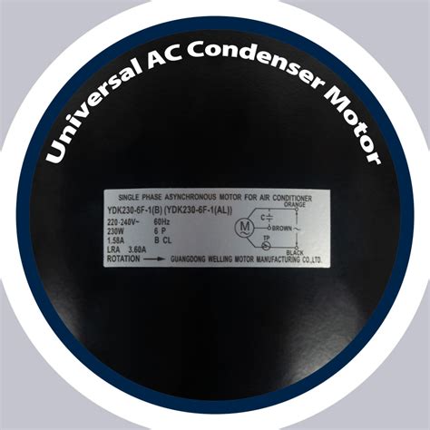 Fan Motor For Air Conditioner Condenser Outdoor Unit Yks 230 6 3l