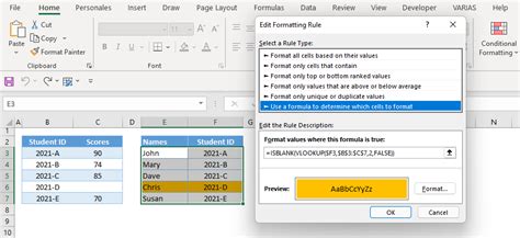 Conditional Formatting Based On VLOOKUP Result Excel Google Sheets Automate Excel