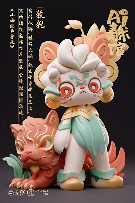 狻猊 神兽ip设计