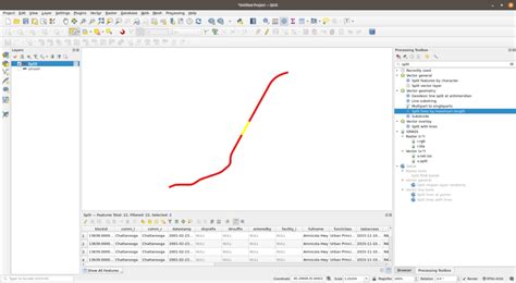 QGIS Split A Line At An Interval Using Processing Toolbox North River Geographic Systems Inc