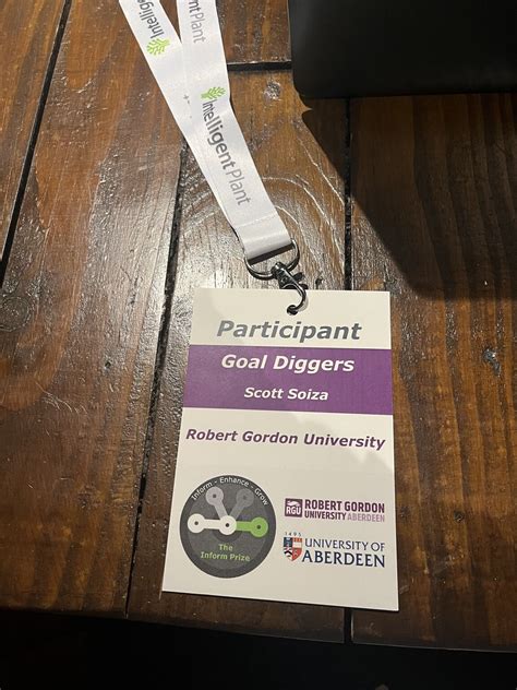 Today My Group And I Had The Honour To Represent Robert Gordon