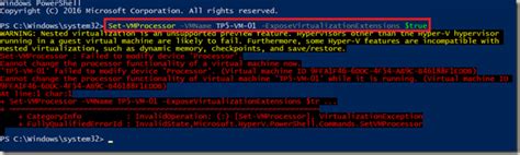 Enable Nested Virtualization In Hyper V 2016 Tp5 Experience Inspire