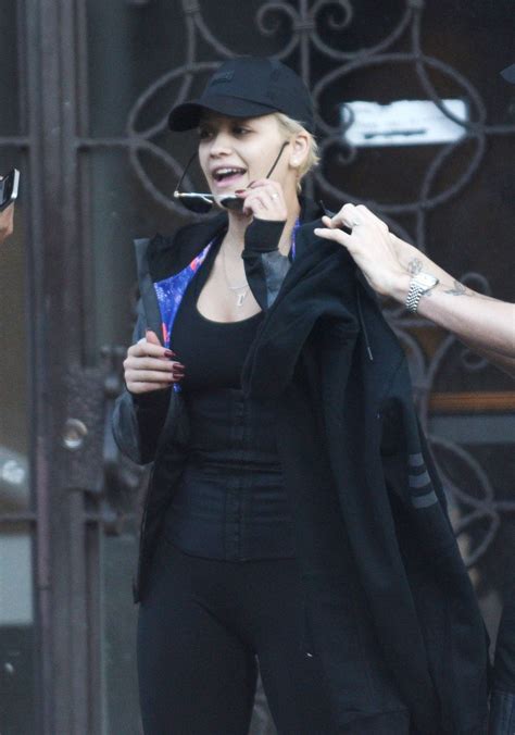 Rita Ora In Tights Out And About In Los Angeles Hawtcelebs