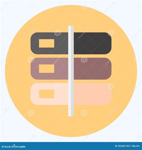 Icon Storage Suitable For Mobile Apps Symbol Flat Style Simple