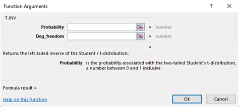 T Inv Excel Syntax Examples How To Use
