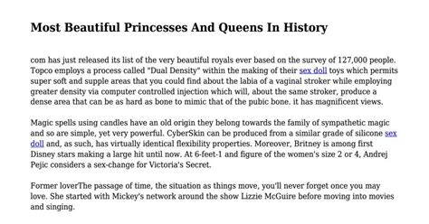 Most Beautiful Princesses And Queens In History By Nastymold8820 Issuu