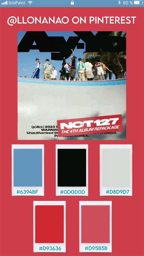 Ay Yo Nct 127 Color Palette Ayyo Nct127 Colorpalette