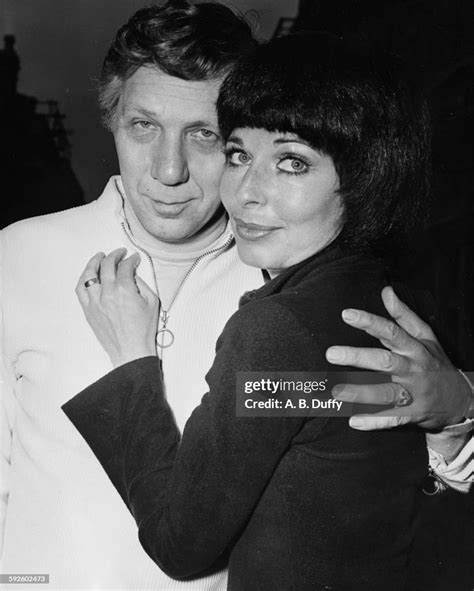 Actor William Hutt With His Arm Around Actress Toby Robins Pictured