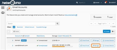 how to adjust the email quota on cpanel heberjahiz
