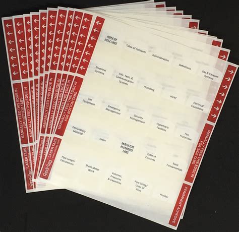 Florida Plumbing Contractor Exam Book Pre Printed Tabs Tabs Only