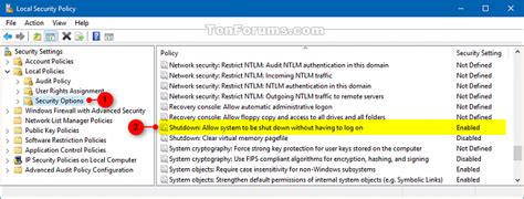 Add Or Remove Power Icon On Sign In Screen In Windows 10 Tutorials