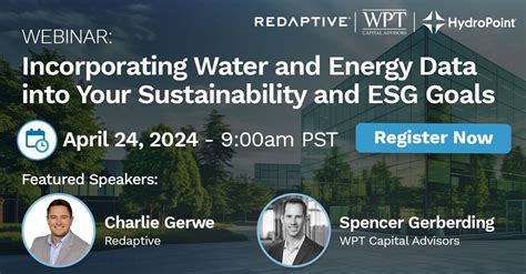 Webinar Incorporating Water And Energy Data Into Your Sustainability