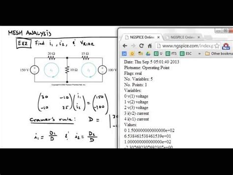 Introduction To Creating A Circuit Netlist For Bias Point Op Spice