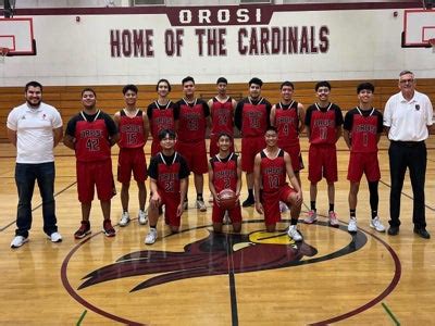Orosi High School Ca Varsity Basketball