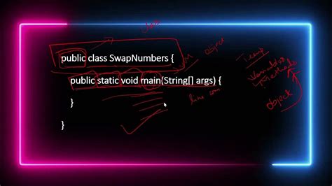 2 Swap Two Numbers Using Third Variable Beginner Java Tutorial In Tamil Youtube