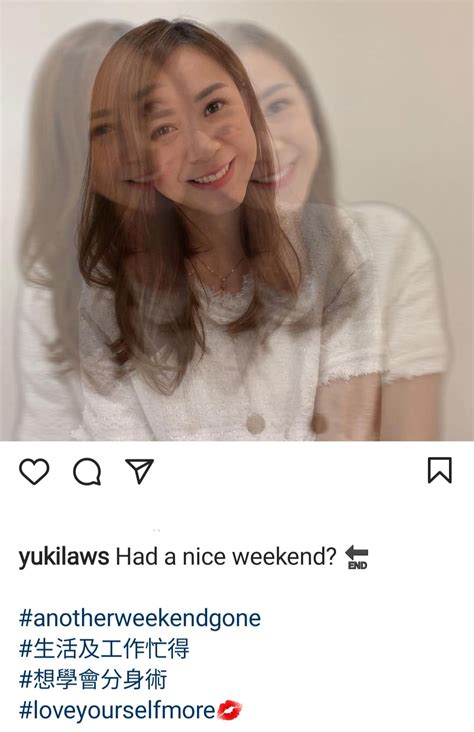 新聞人事全面睇 羅鈺文特別效果相 （source：羅鈺文（yukilaws）ig 30 5 2021）