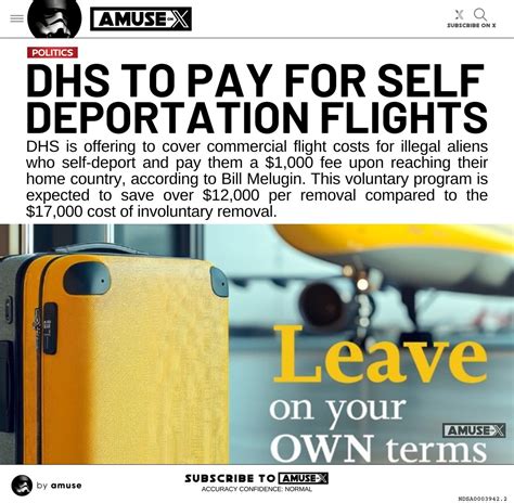 Dhs Pays For Commercial Flights And 1000 Stipend For Illegal