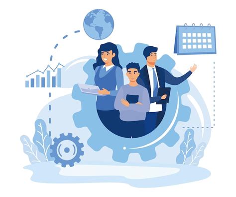 premium vector employee performance abstract concept vector illustration set discipline