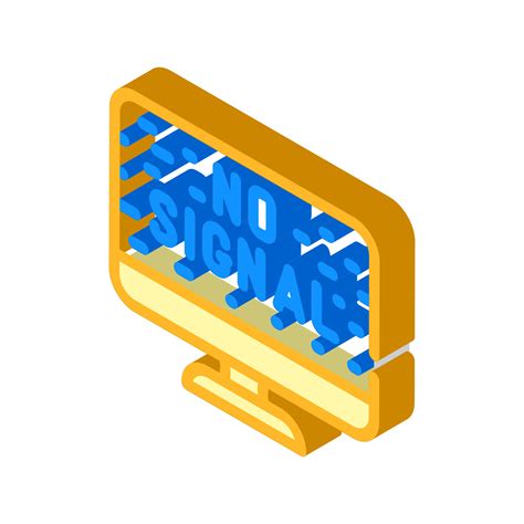 Connection Lost Signal Isometric Icon Vector Illustration 17316039 Vector Art At Vecteezy