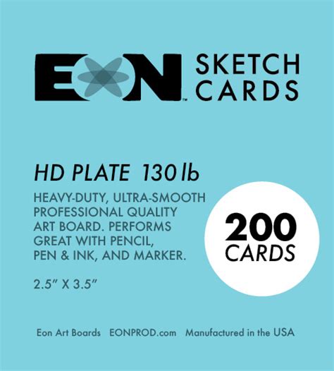 Eon Hd Plate Comic Art Boards Eon Art Products