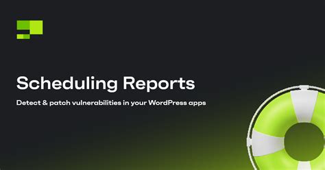 scheduling security reports patchstack docs