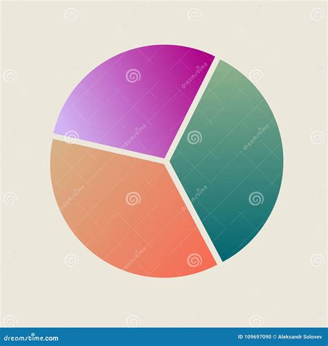 Color Pie Chart Stock Vector Illustration Of Diagram 109697090