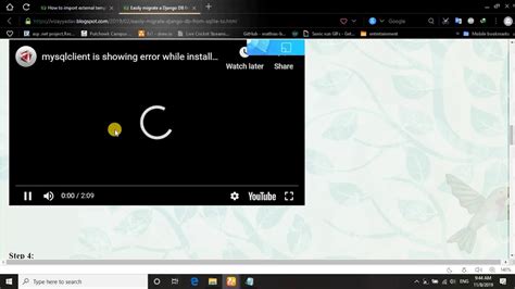 Easily Migrate A Django Db From Sqlite To Mysql Youtube