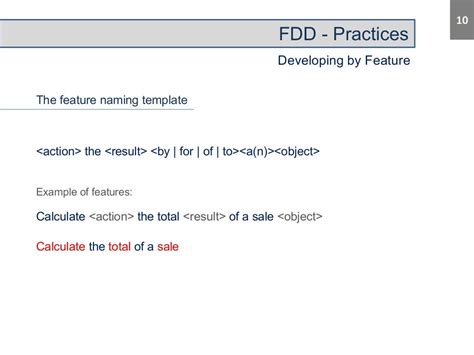 Feature Driven Development