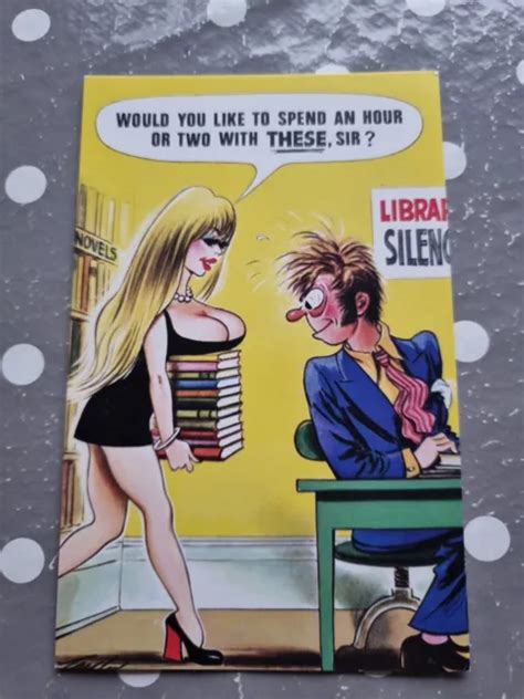 Vintage Saucy Seaside Comic Postcard Bamforth Black Triangle No 277 By