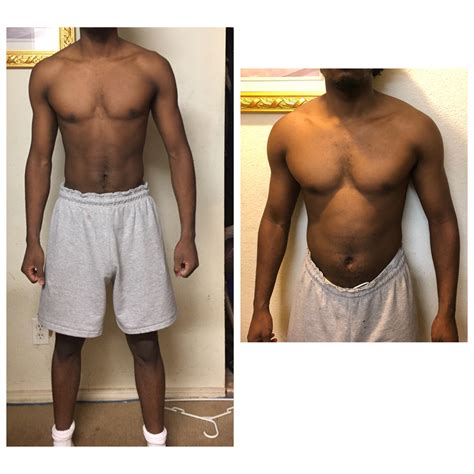 Male Weight Gain Progression