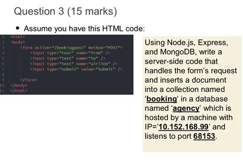 solved question 1 6 marks 1 mongodb is a document