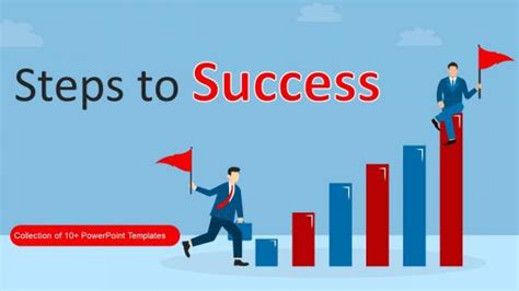 Steps Success PowerPoint Presentation And Slides PPT Slide SlideTeam