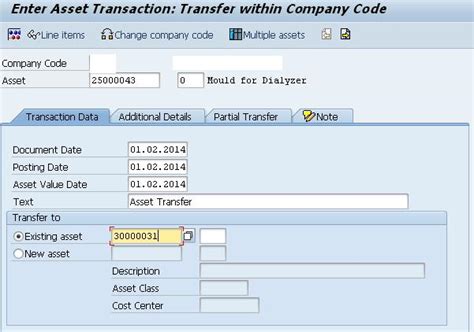 How Can We Transfer Line Item From One AUC Class T SAP Community