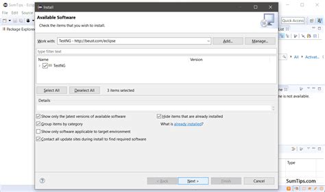 how to install testng in eclipse ide sumtips