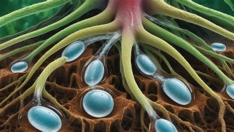 A Closeup View Of Cells Showcasing Intricate Biological Structures Premium Ai Generated Image