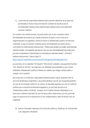 Derecho Internacional Privado Siglo 21 Studocu