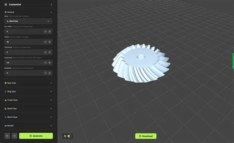 Gear Generator Parametric Gears And Racks Free 3d Print Model