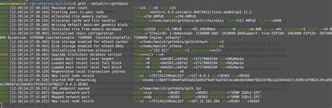 how to set up an ethereum geth node on linux
