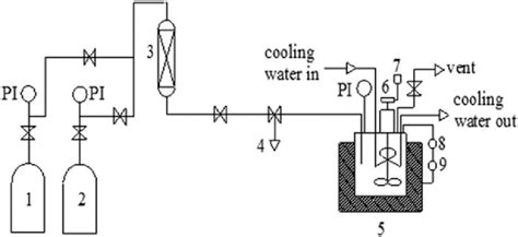 Schematic Diagram Of Experimental Setup Pi Pressure Indicator 1 Download Scientific