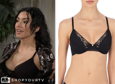 The Young And The Restless May 2024 Audra Charless Black Lace Bra