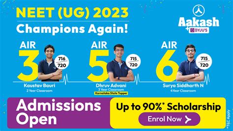Neet Toppers List 2023 Neet Air 1 2 3 4 5 6 7 8 9 And 10