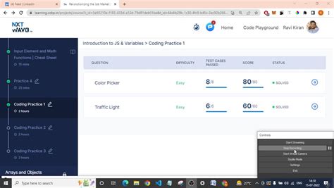 Ravi Kiran On Linkedin Day 50daysofcoding Javascript Coding