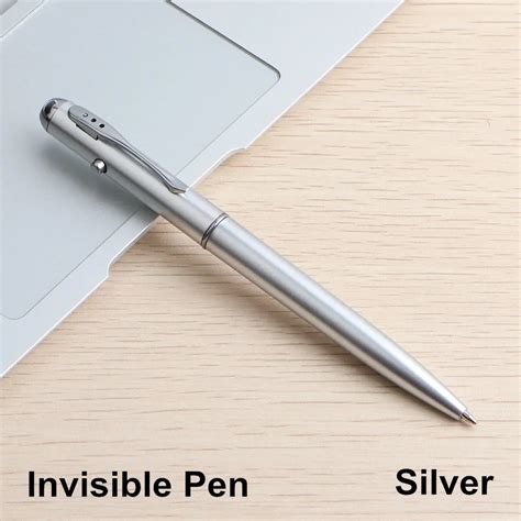 1 шт. Невидимая ручка магический Светодиодный УФ фонарь шариковая ручка ...