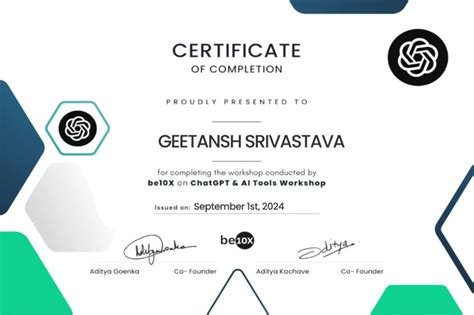 geetansh srivastava on linkedin ai chatgpt be10x certified