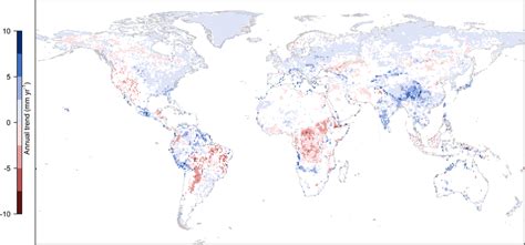 Spatial Pattern Of Et Climate Trends In Dolce V3 Over 1980 2018 Derived