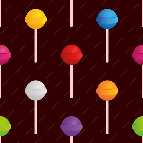 Premium Vector Candy Wallpaper